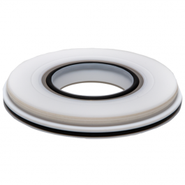 Evaporation flask seal, complete
